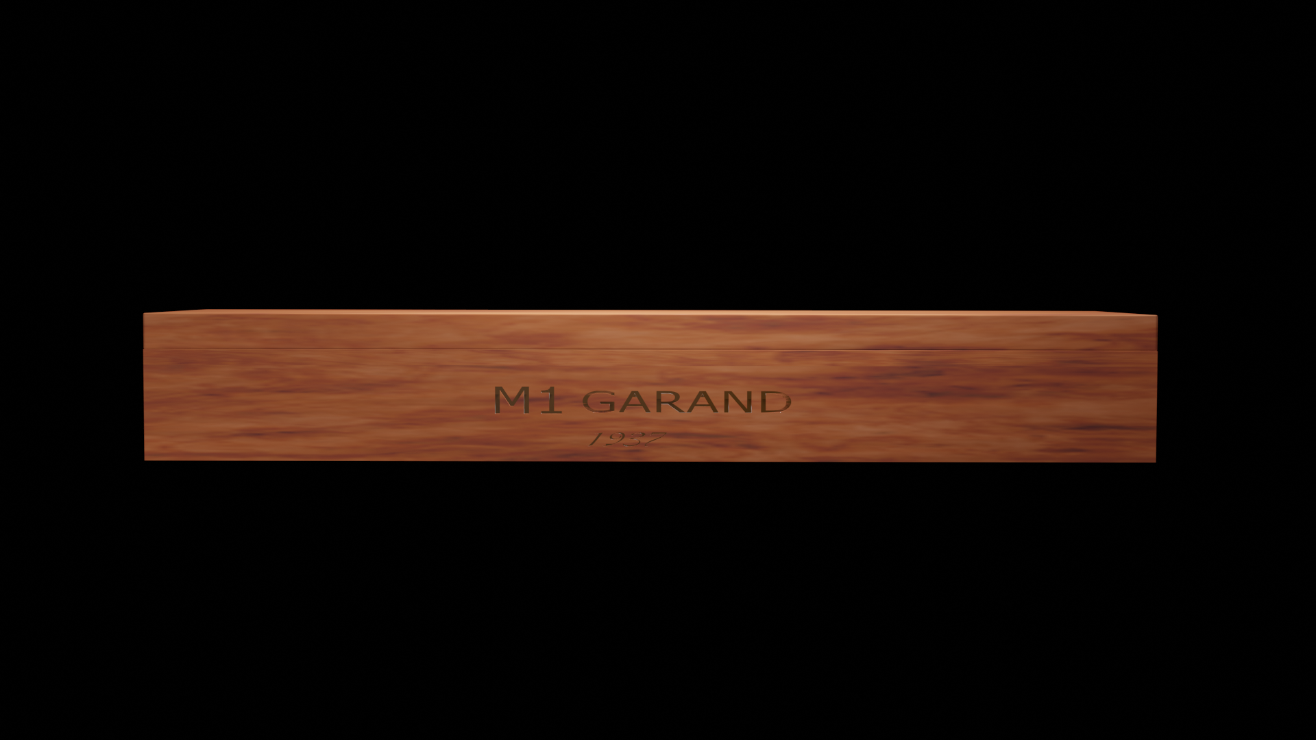 m1 garand rifle custom box holder by timetitans | Download free STL ...
