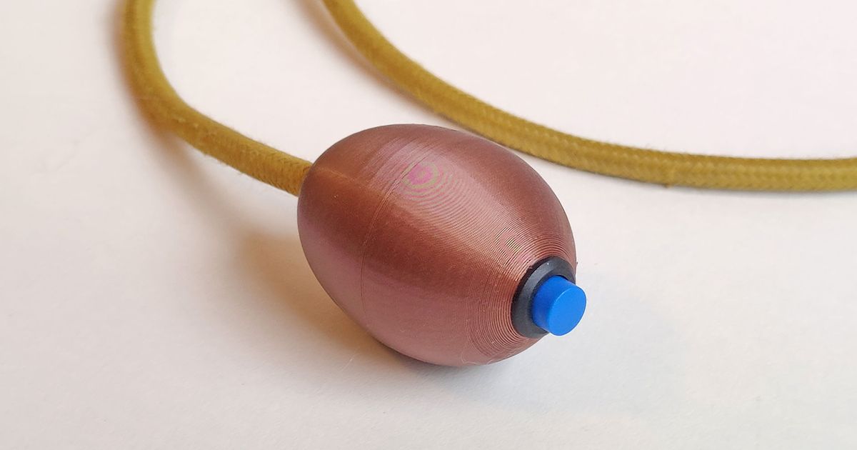 Retro 'end of wire' button by Mario M | Download free STL model ...