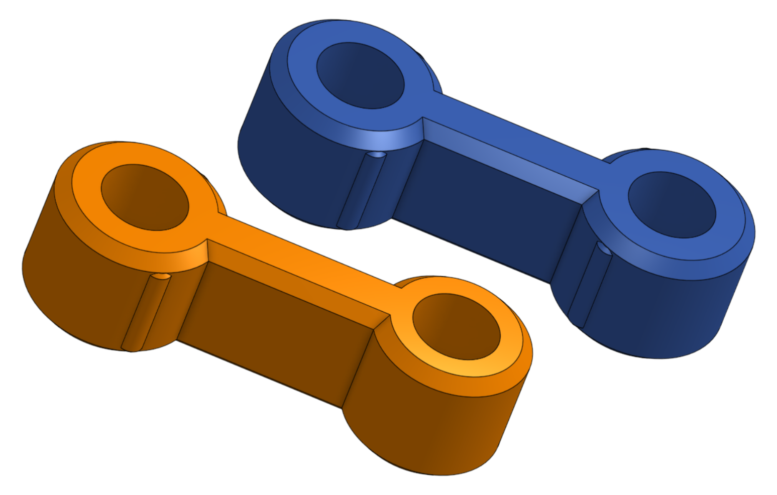 Wooden Train Track Connector, easy insert by jwyse | Download free STL ...