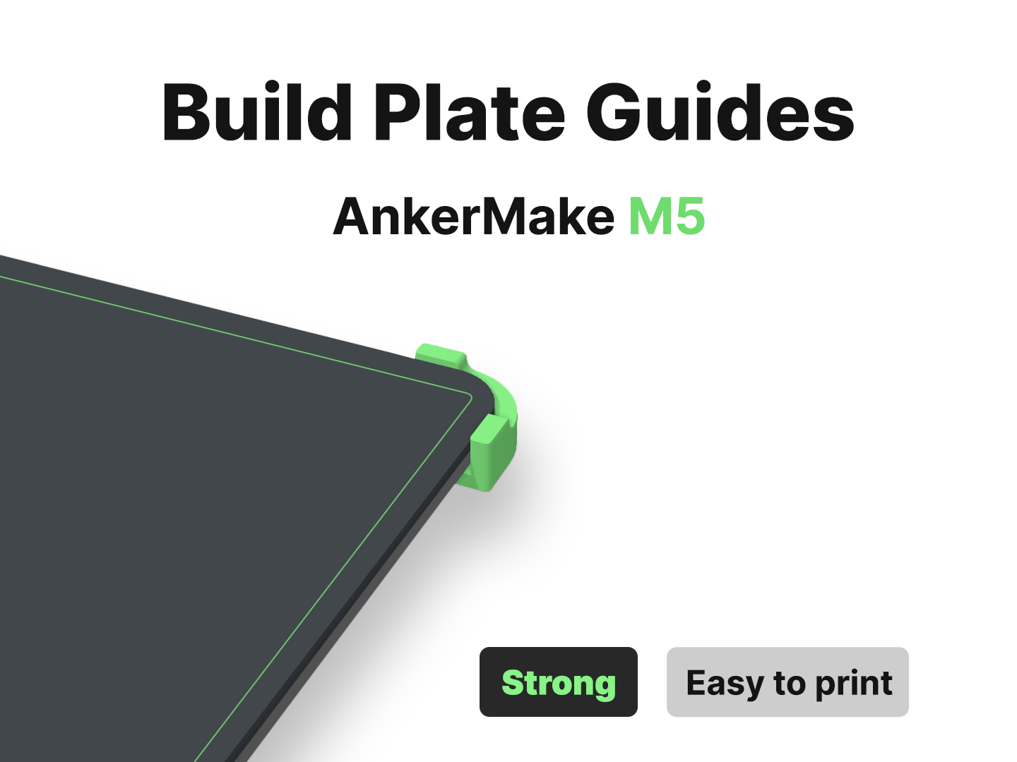AnkerMake M5 Build Plate Guides by s7emar | Download free STL model | Printables.com