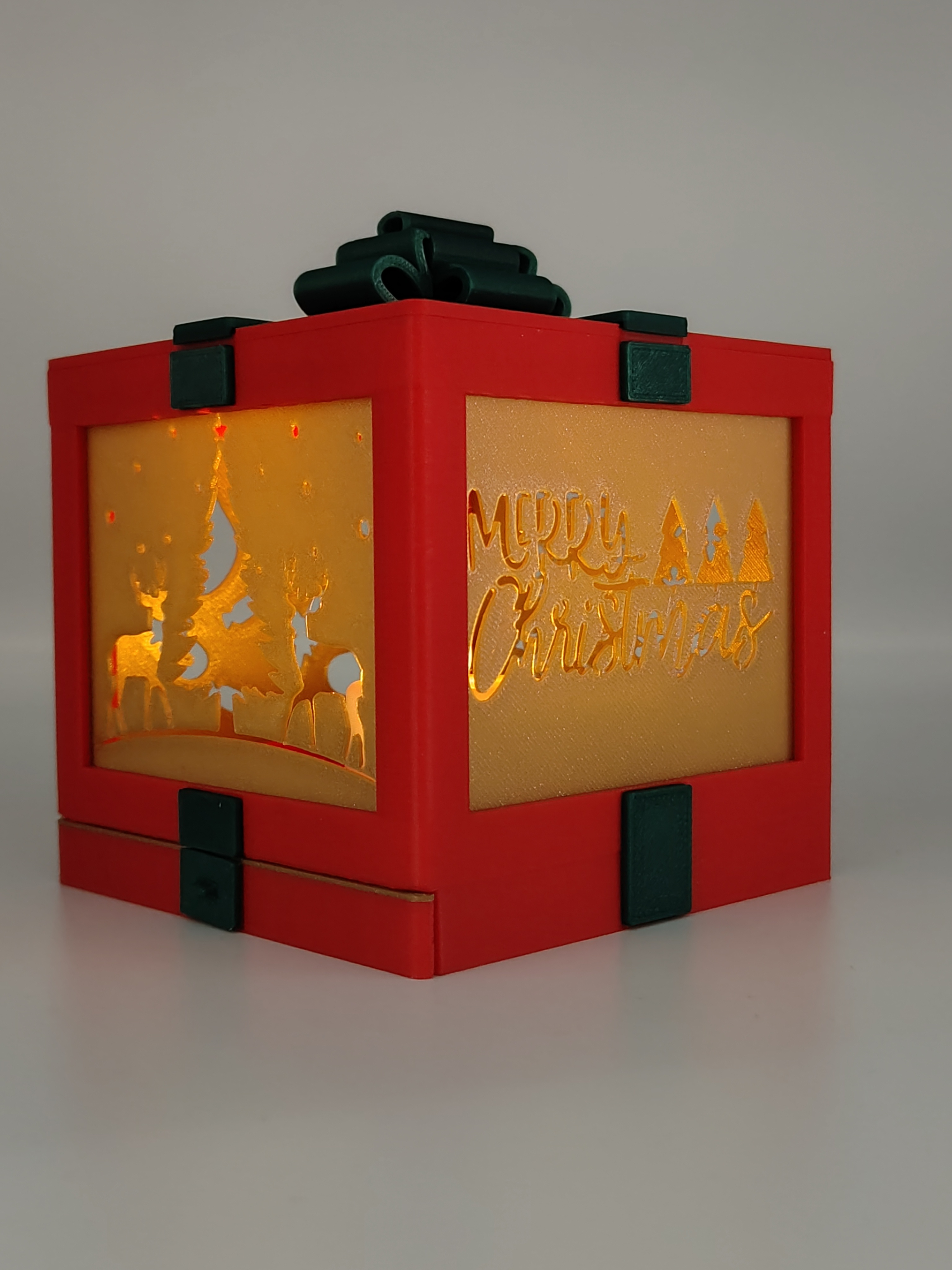 Premium Christmas Tealight Box by TheCraftyMaker | Printables Store