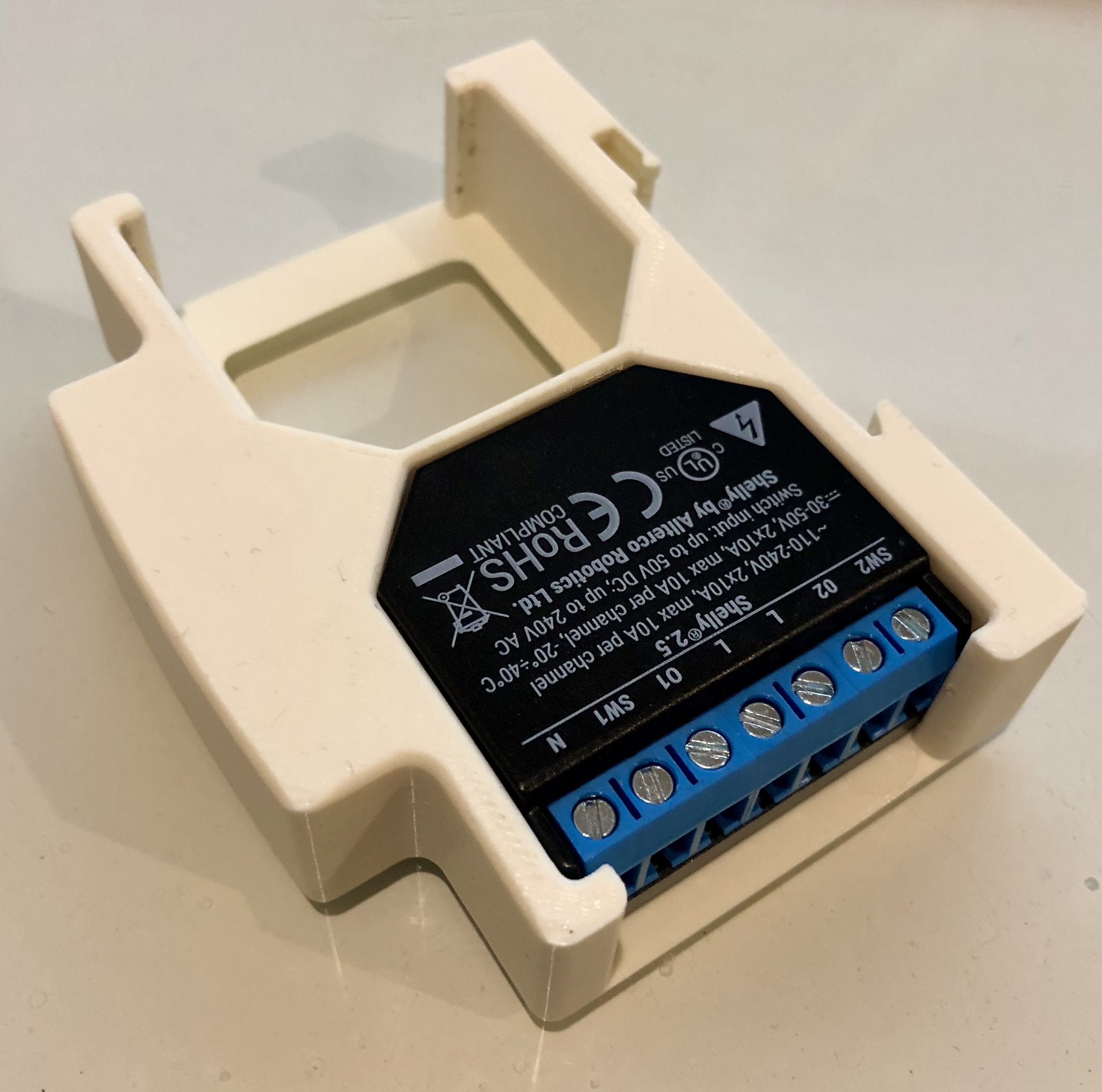 Shelly 2.5 Din Rail Bracket / Soporte de Shelly 2.5 para carril din. von FerelArg | Kostenloses ...