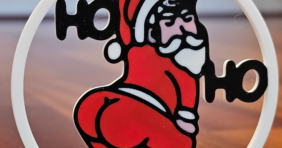 Twerking Santa Claus Ornament por Michael B | Descargar modelo STL ...