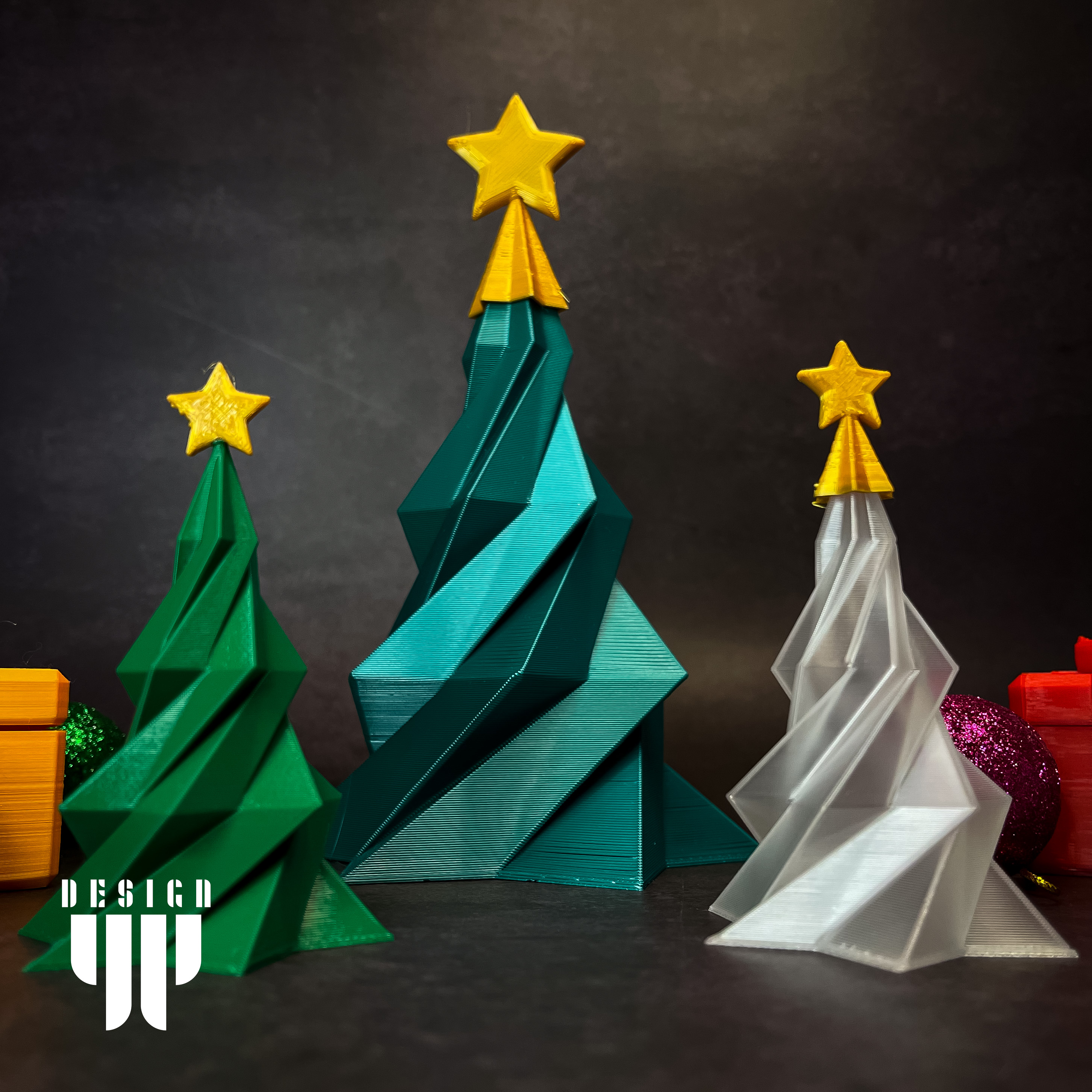 Low Poly Christmas Tree by Y Design | Download free STL model ...