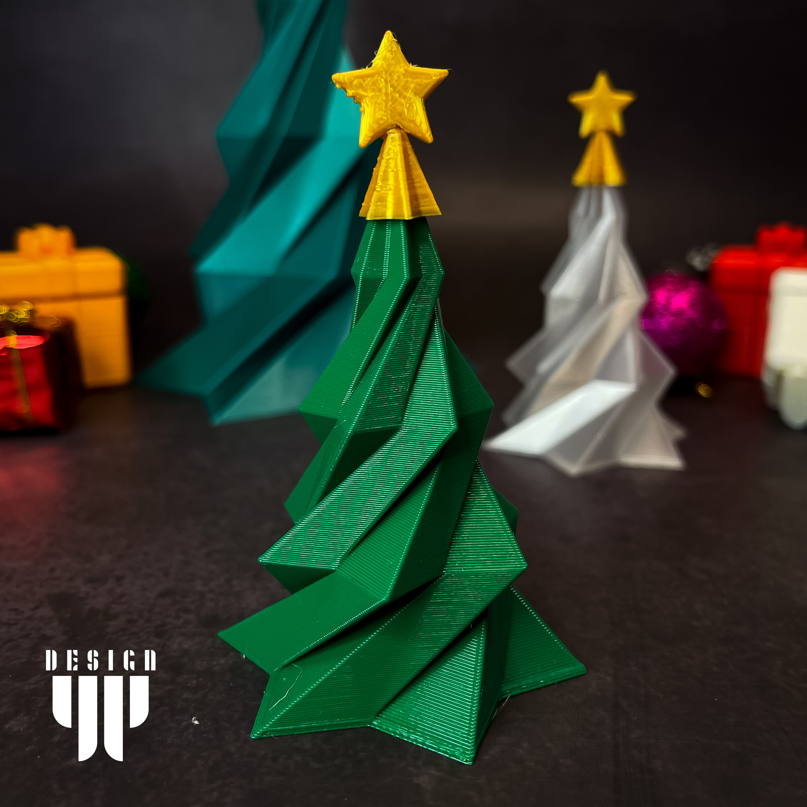 Low Poly Christmas Tree by Y Design | Download free STL model ...