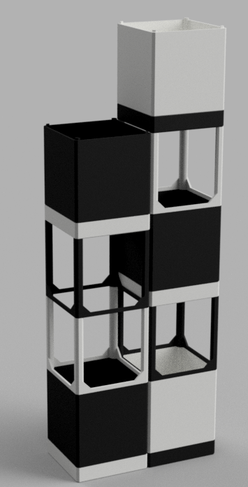 Stackable Modular Pot by OkatapbangLab | Download free STL model ...