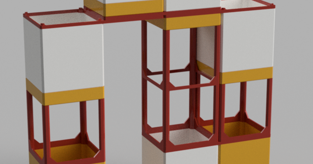 Stackable Modular Pot by OkatapbangLab | Download free STL model ...