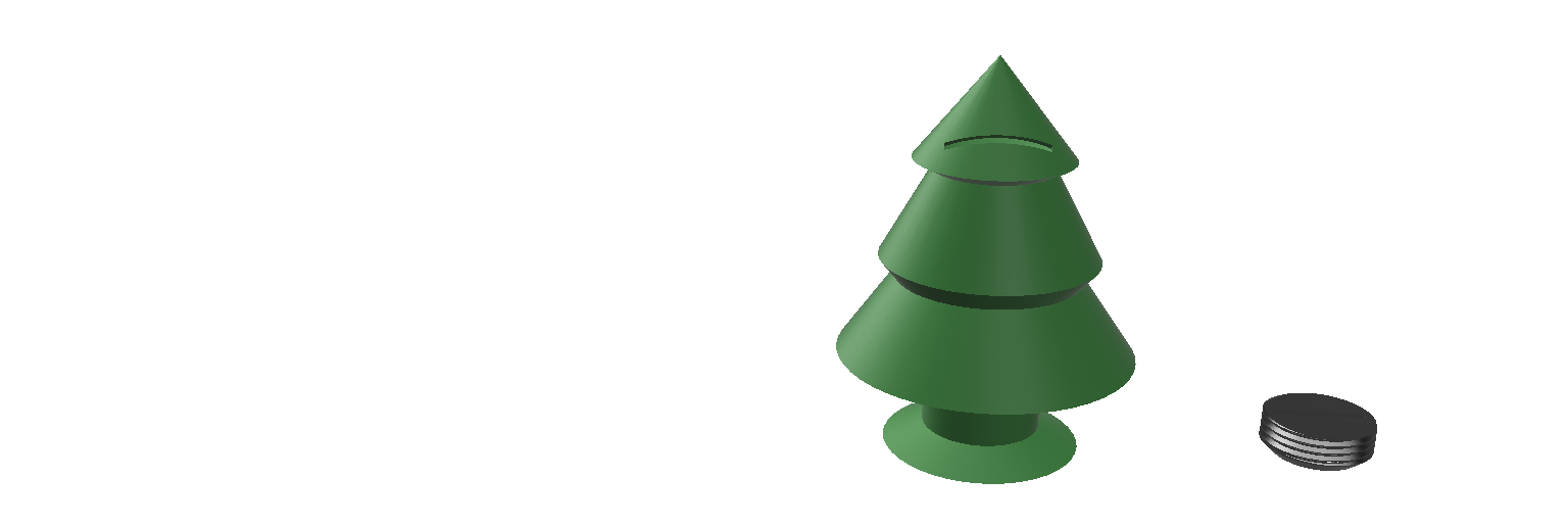 Chrstmas Tree Bank by Matthew Wegmann | Download free STL model ...