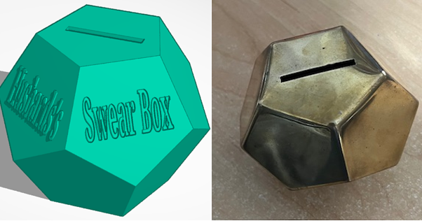 Money/Swear Box by Jo0001 | Download free STL model | Printables.com