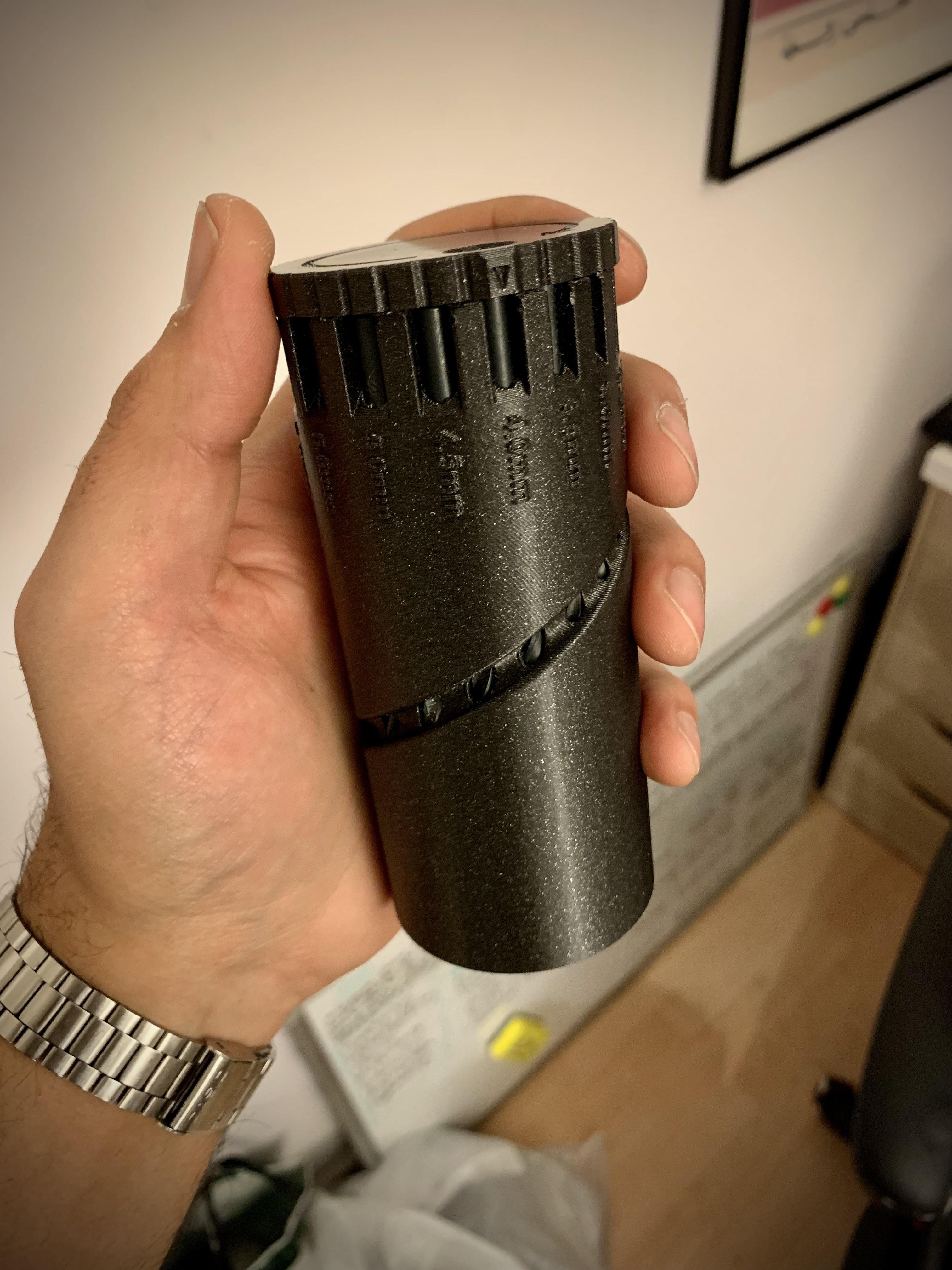 Drill bit storage tube - 1.0mm to 8.0mm von Y Ibrahim | Kostenloses STL ...