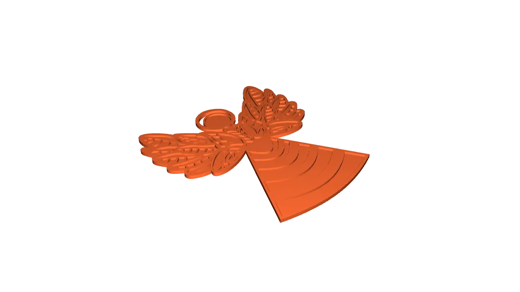 translucent Christmas Angel by Ts3D | Download free STL model ...