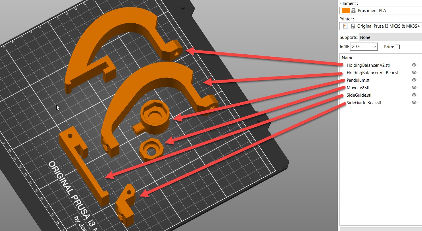 Filament Guide in a balanced way by pear3d.ch | Download free STL model ...