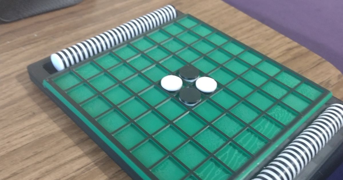 Othello/Reversi with piece trays by GamerMechanic81 | Download free STL ...