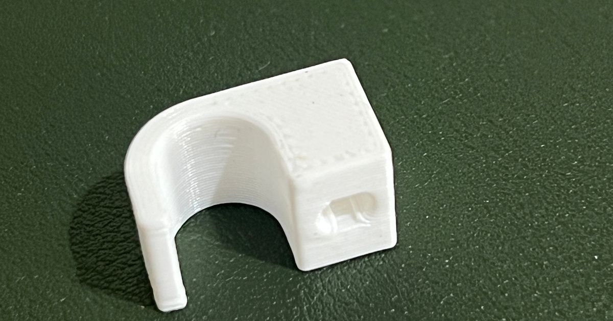 Screw-In Cable Clip (9mm) by garflon | Download free STL model ...