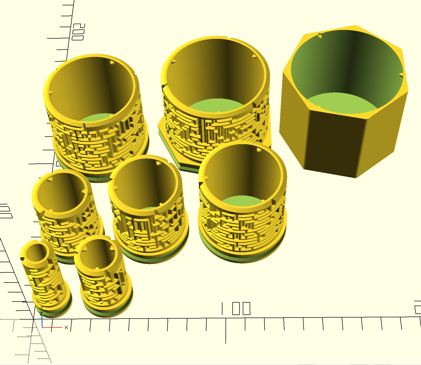 8 core puzzle cylinder by apsu | Download free STL model | Printables.com
