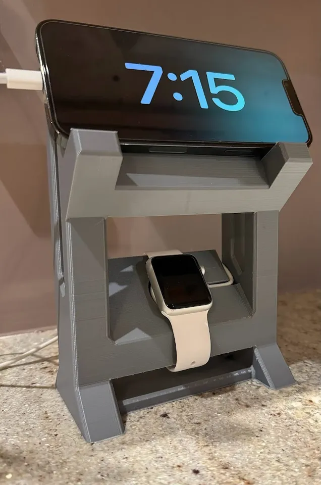 Horizontal iPhone and Apple Watch Charging Station by Thomas Lijoi ...