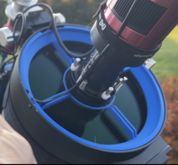 Improved EdgeHD 8 Hyperstar Aperture mask and cable router by Cole Rees ...