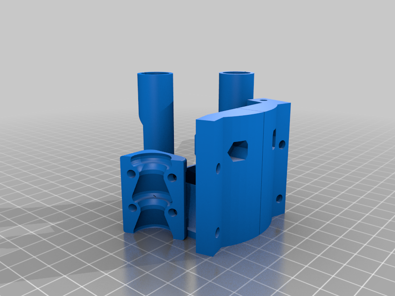 MPCNC 525 Laser Holder for 2.8W laser w/ fan and line lasers by Tom ...