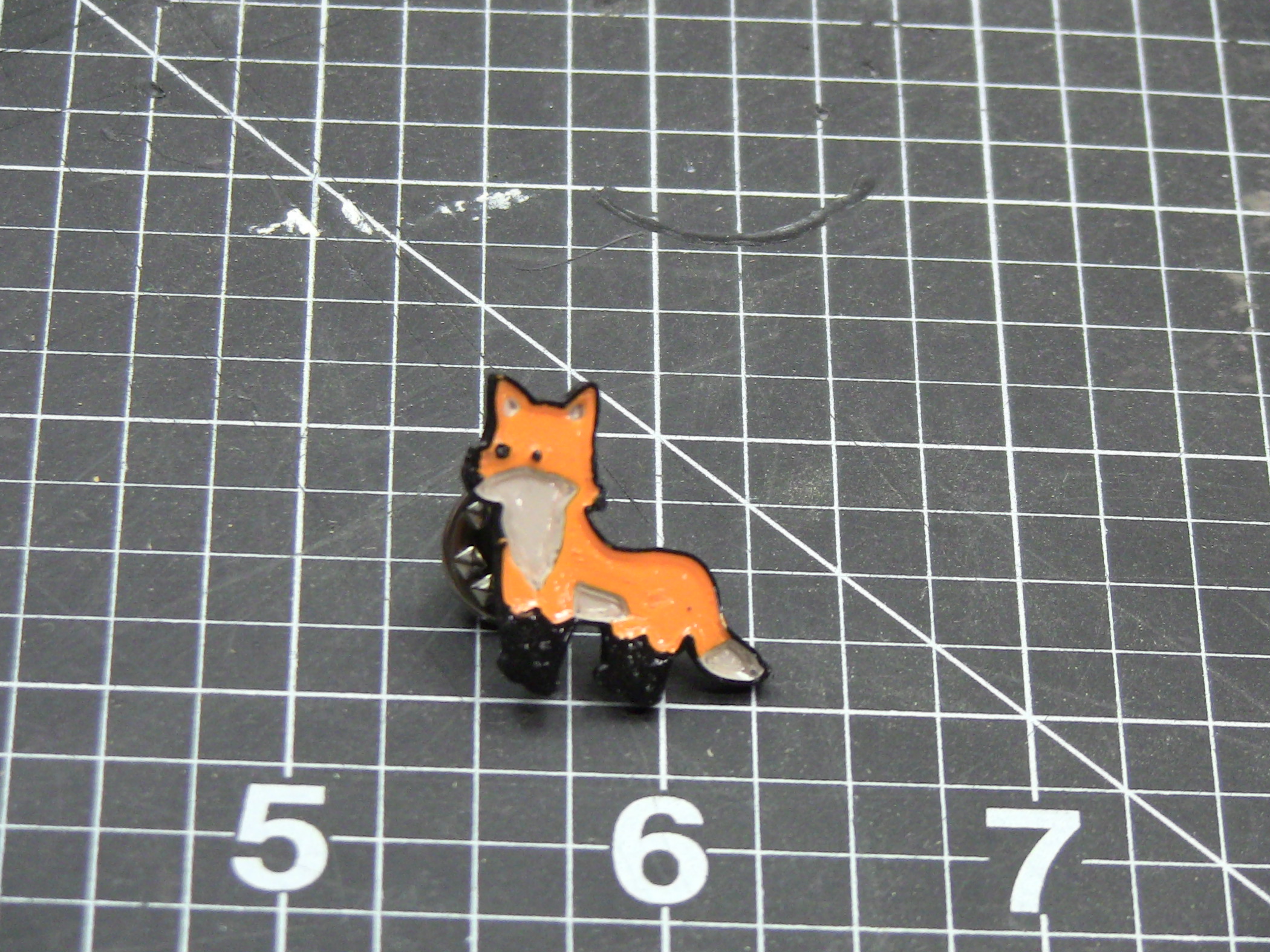 Fox Enamel pin by Nick Tailor | Download free STL model | Printables.com