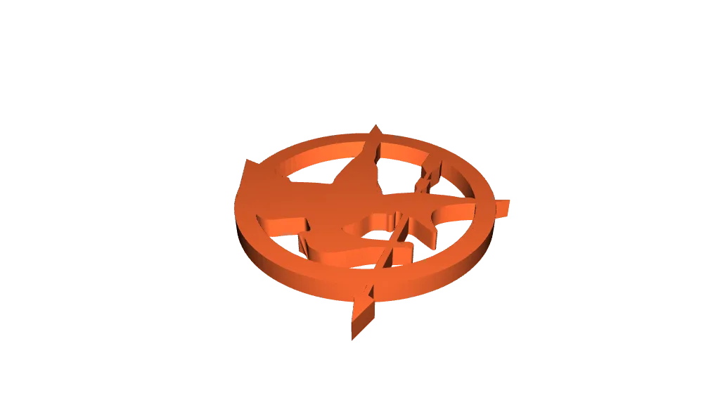 Mocking Jay Enamel pin by Nick Tailor | Download free STL model ...