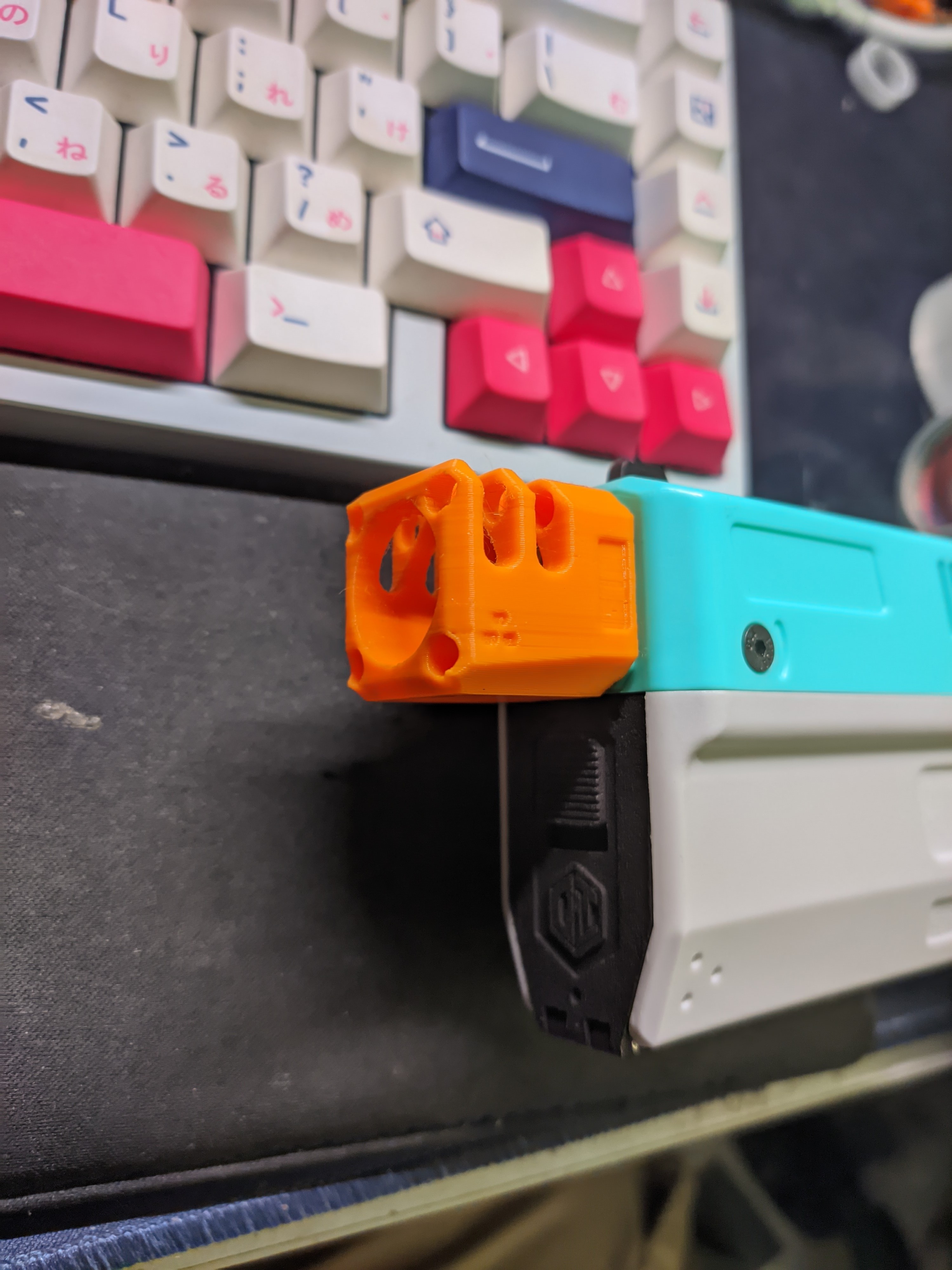 Square Muzzle Brake for Diana Brushless Blaster by Wyrven | Download ...