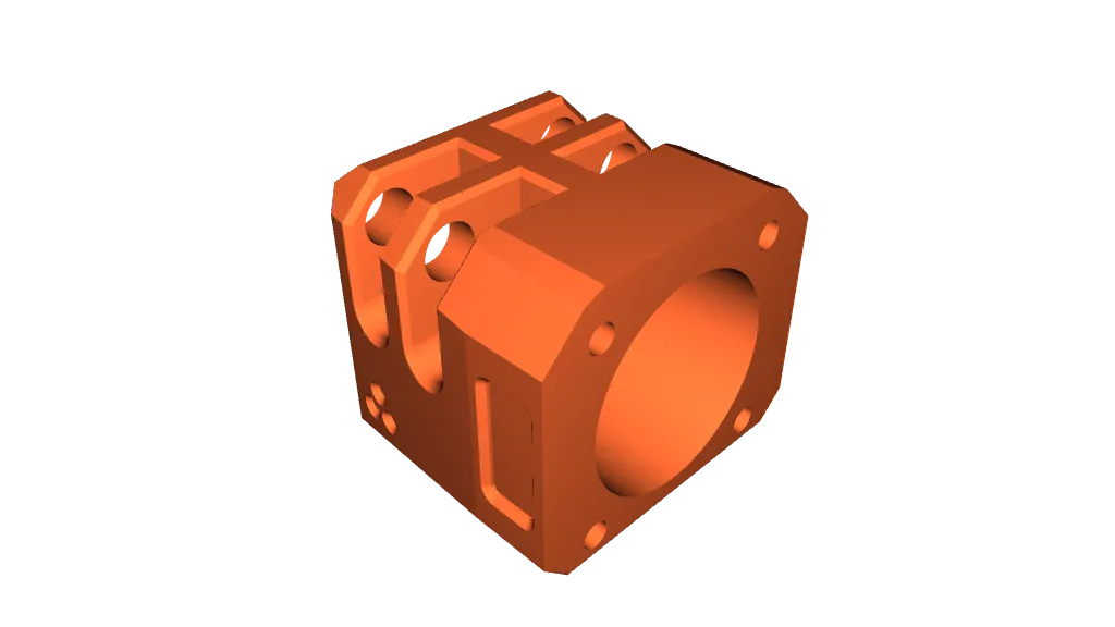 Square Muzzle Brake for Diana Brushless Blaster by Wyrven | Download ...