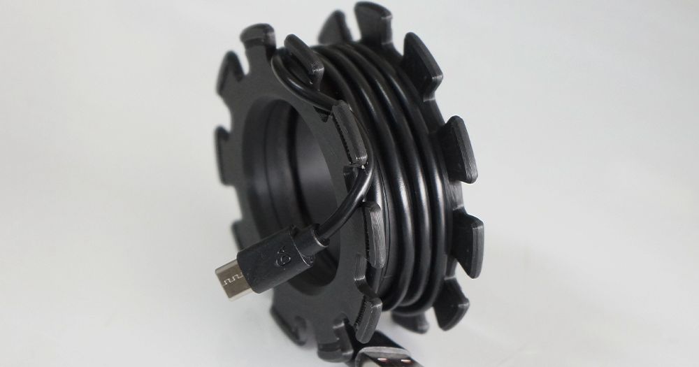 Cable Organiser - Cable Roll by TWB | Download free STL model ...