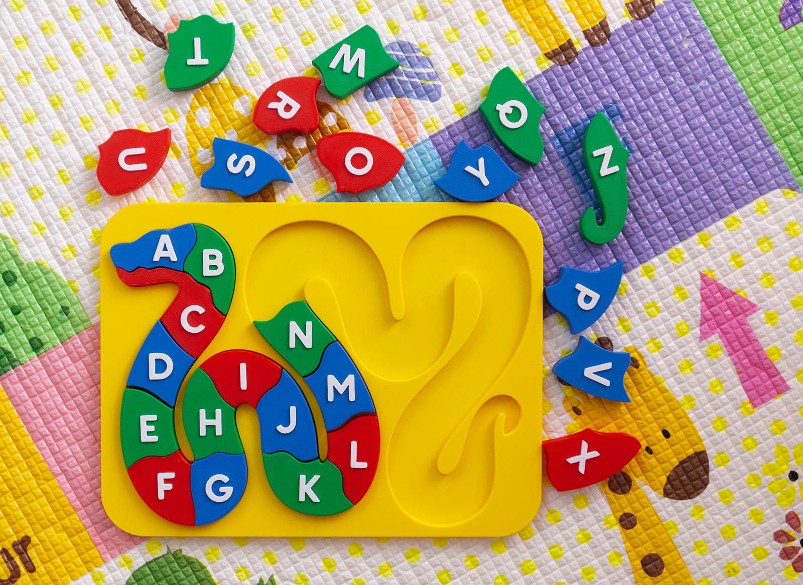 Alphabet snake by Martin | Download free STL model | Printables.com