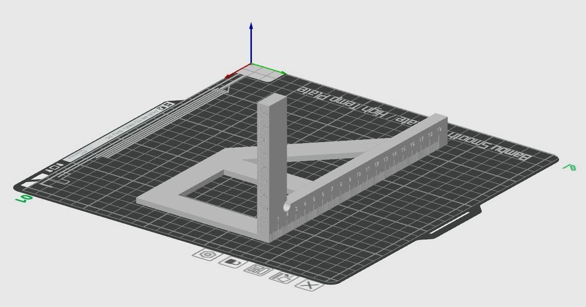 Drawing Line Ruler by chenwei | Download free STL model | Printables.com
