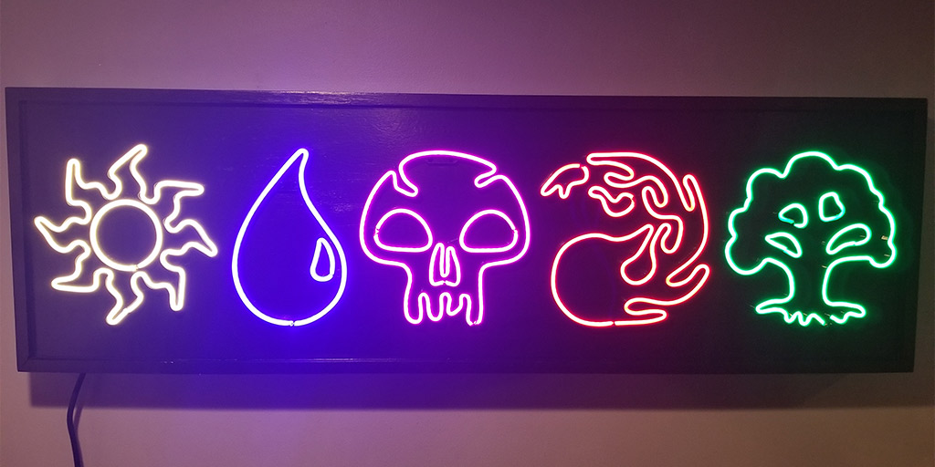 MTG Forest Neon Sign Magic the Gathering LED by TheMakerSphere ...
