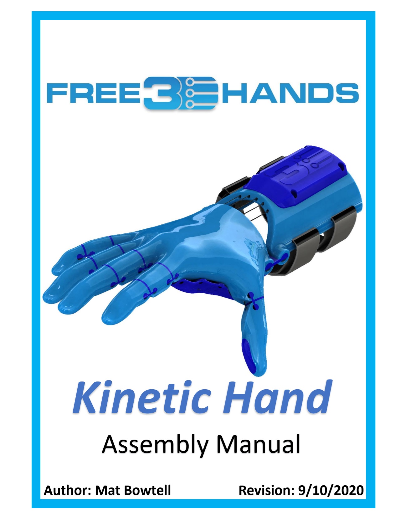 Kinetic Hand from Mat Bowtell by eNABLE | Download free STL model ...