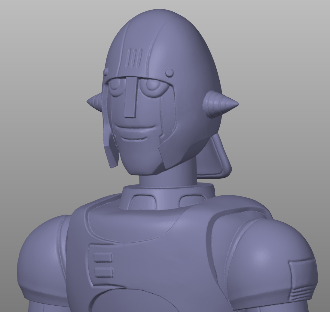 75cm Grag Figure (Captain Future) (XL Color Print) by M.J. Caboose ...