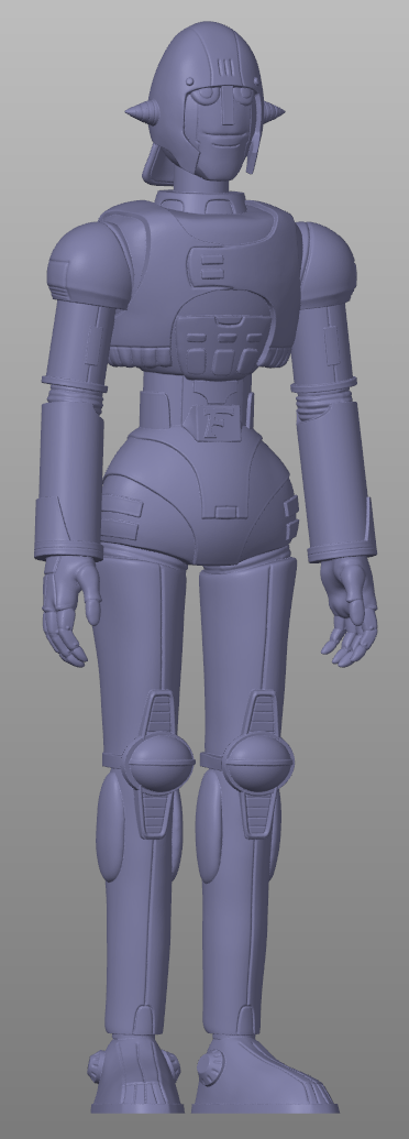 75cm Grag Figure (Captain Future) (XL Color Print) by M.J. Caboose ...