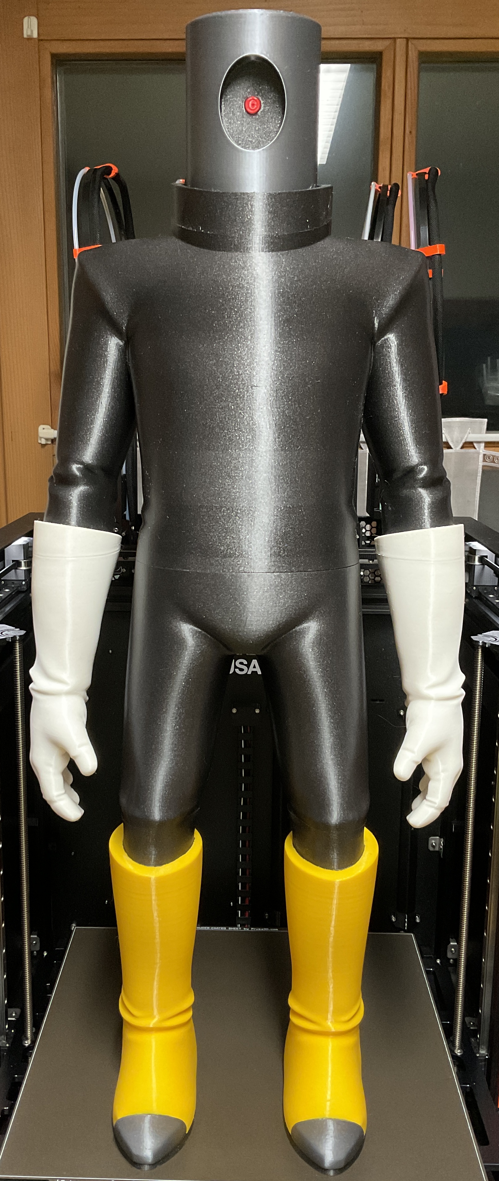 80cm Black Cyclops Robot (XL Print) von M.J. Caboose | Kostenloses STL ...