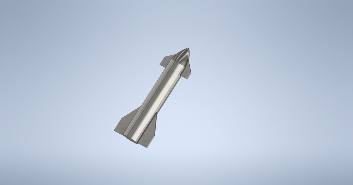 SpaceX Starship by philventure | Download free STL model | Printables.com