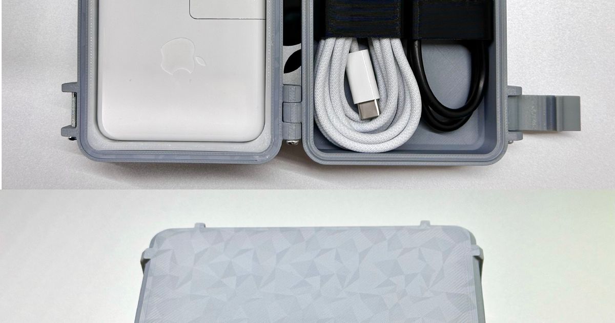 Apple 70w USB-C power brick and MagSafe cable storage box (EU version ...