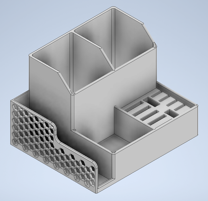 Desktop organizer V4 by 3DPrinted | Download free STL model ...