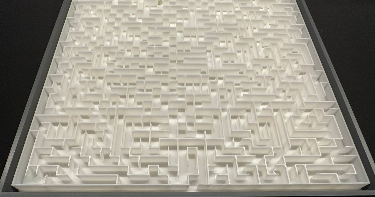 Maze 35x35 #1 by Morris | Download free STL model | Printables.com