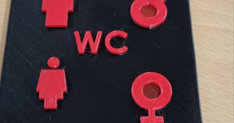 WC Label by Apostolos Dragoumanos | Download free STL model ...