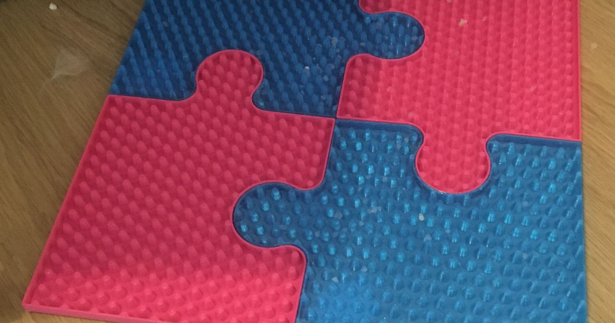 Puzzle-style cat rug by Maschinenmagier | Download free STL model ...