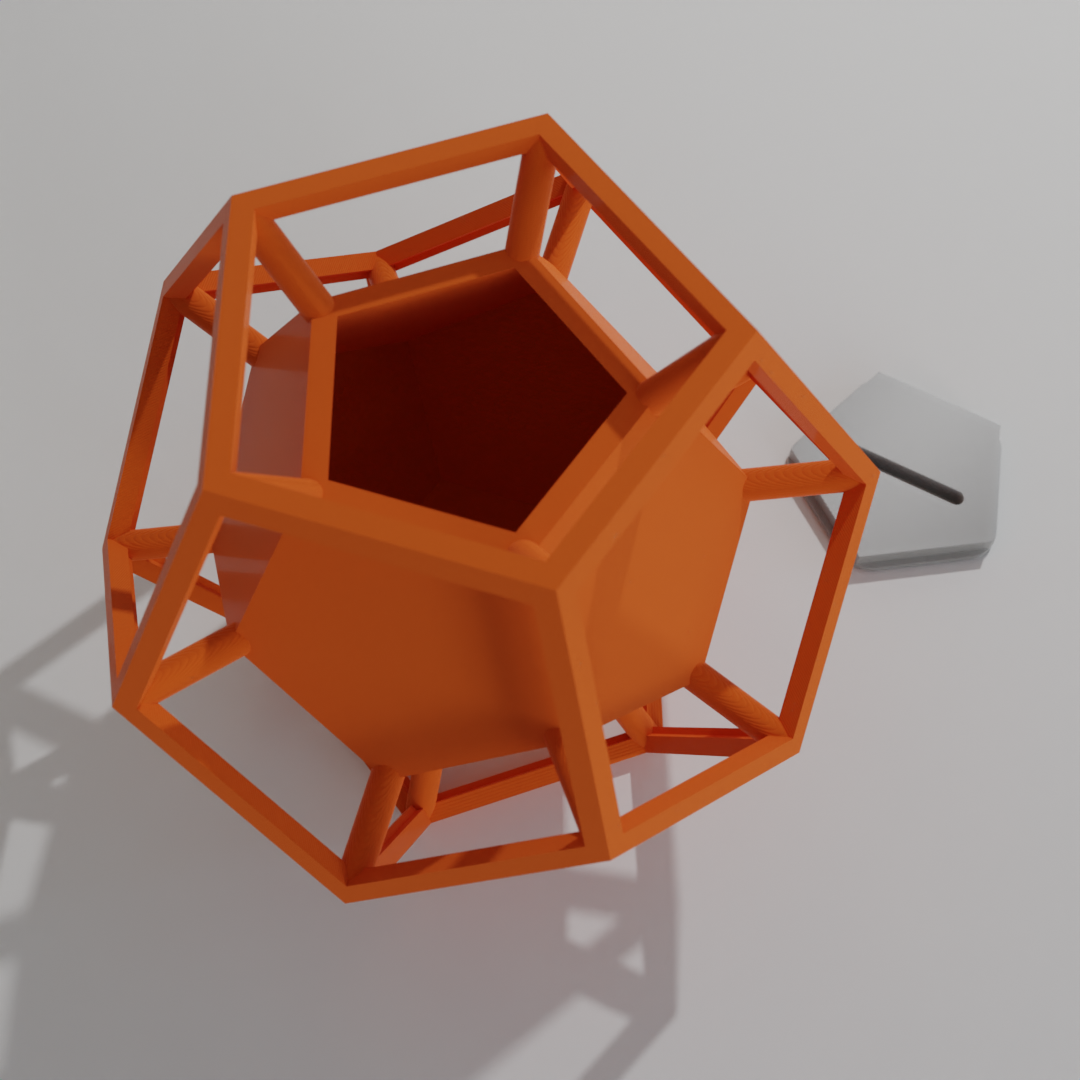 Dodecahedron Piggy Bank by A-11 Designs | Download free STL model ...