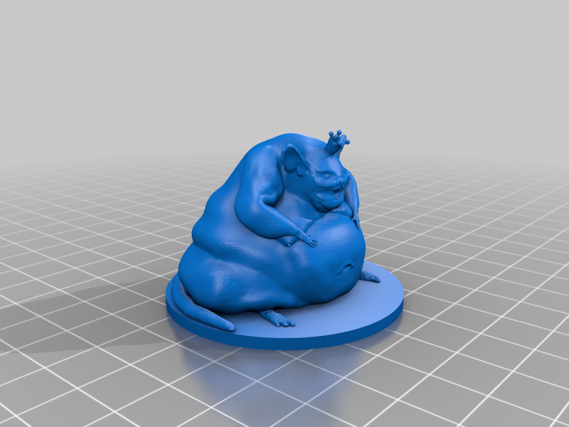 Rat King Miniature by omnifarious905 | Download free STL model ...
