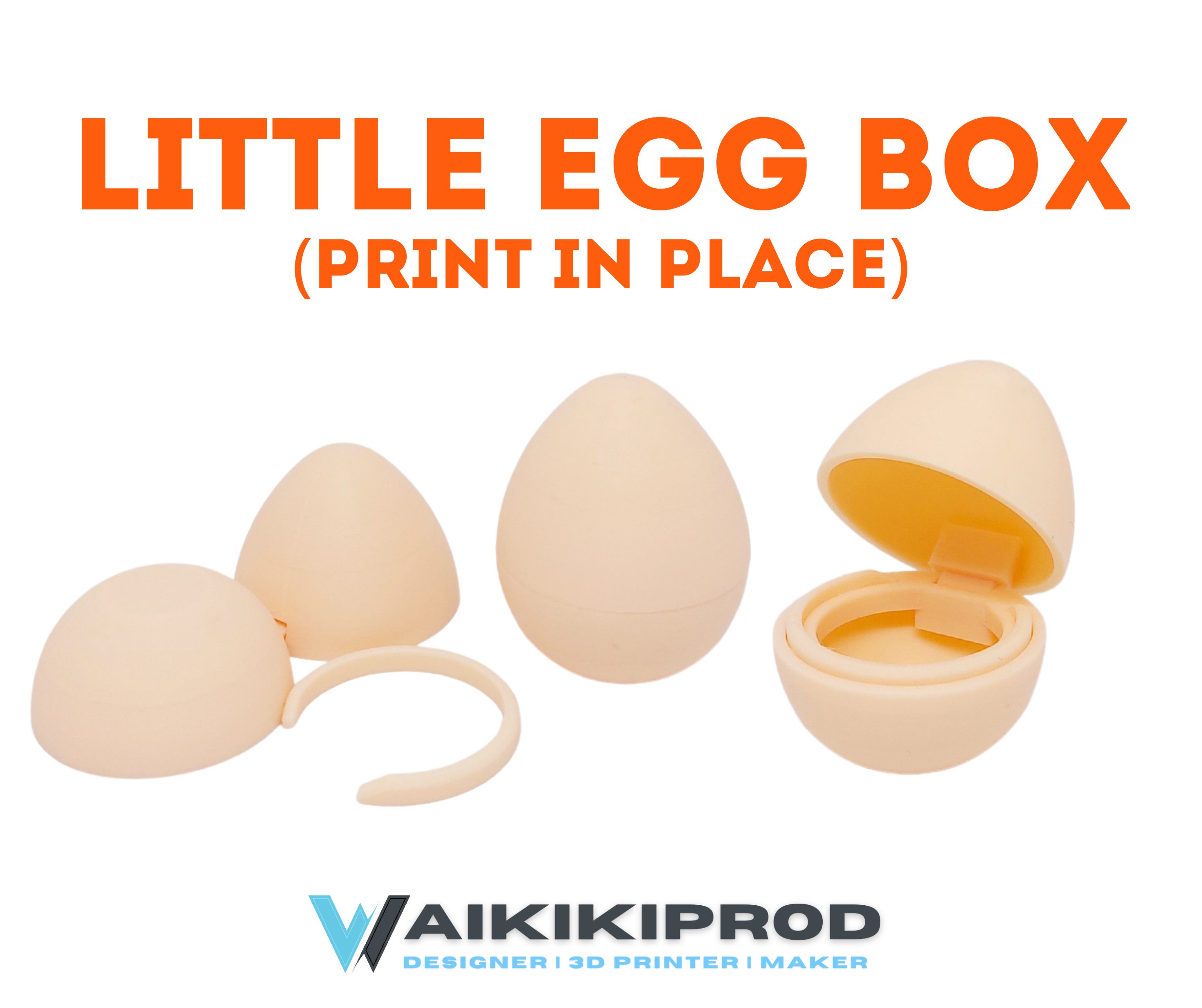 Little Egg Box - PRINT IN PLACE by Waikikiprod | Download free STL ...