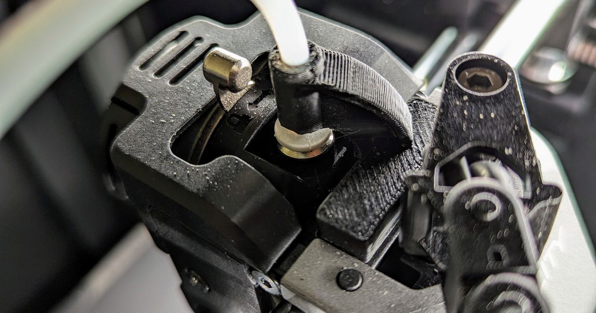 Creality K1/K1C 12mm chain riser & PTFE tube guide Remixed by C3D ...