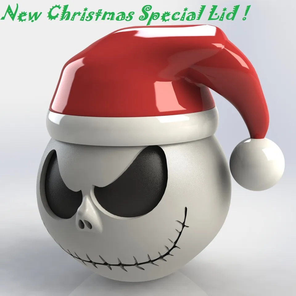 Santa Jack SkellingPot by Daniel Vitanza | Download free STL model ...