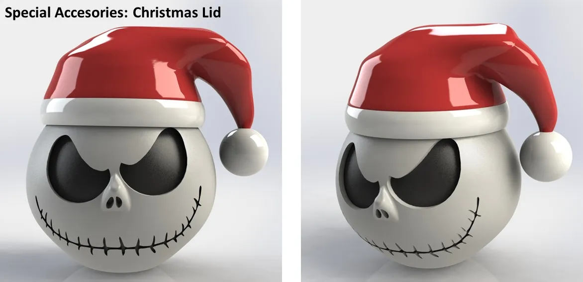 Santa Jack SkellingPot by Daniel Vitanza | Download free STL model ...