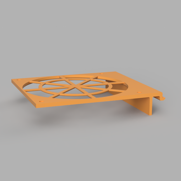 120mm Fan mount for 2020/2040/4040 extrusions by MakerViking | Download ...
