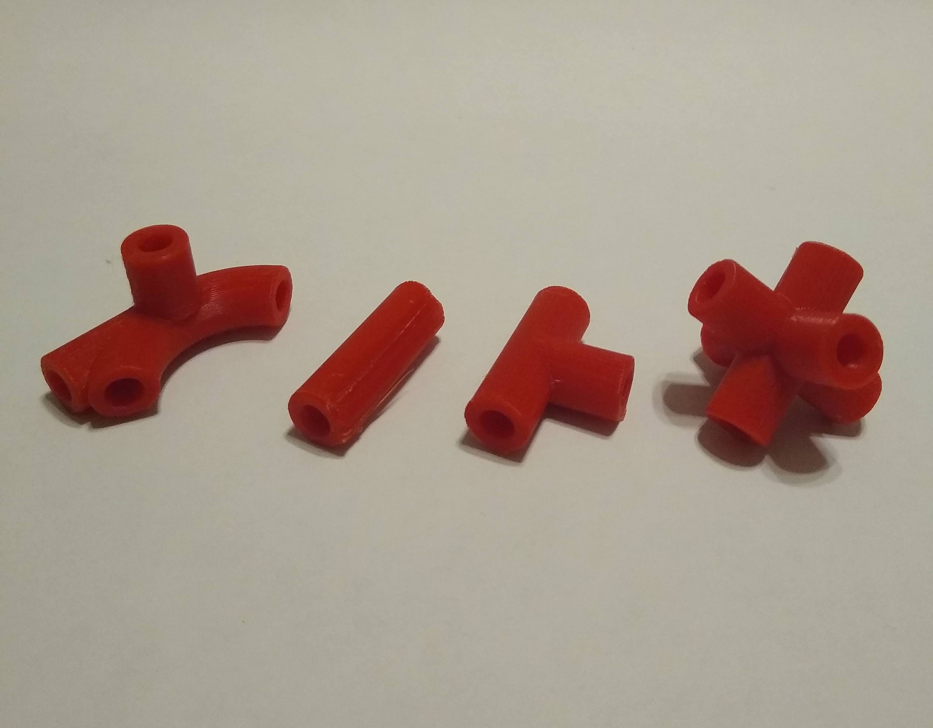 Glow Stick Building Connectors by Devise3D | Printables Store