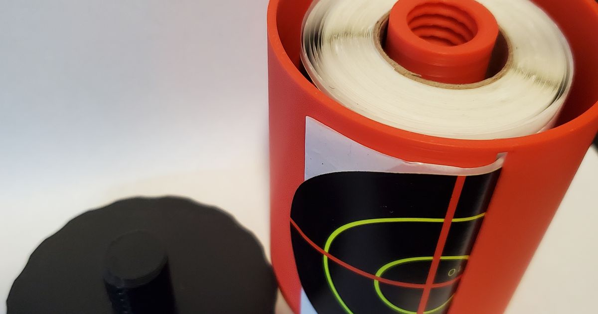 3" Range Stickers target spool holder by Walkul | Download free STL ...