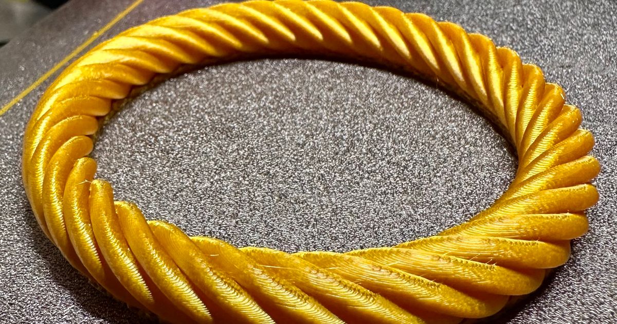 Rope Bracelet by tbkMAKER | Download free STL model | Printables.com